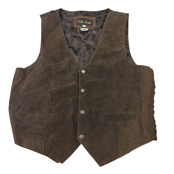 Western Frontier | Jackets & Coats | Western Frontier Leather Vest ...